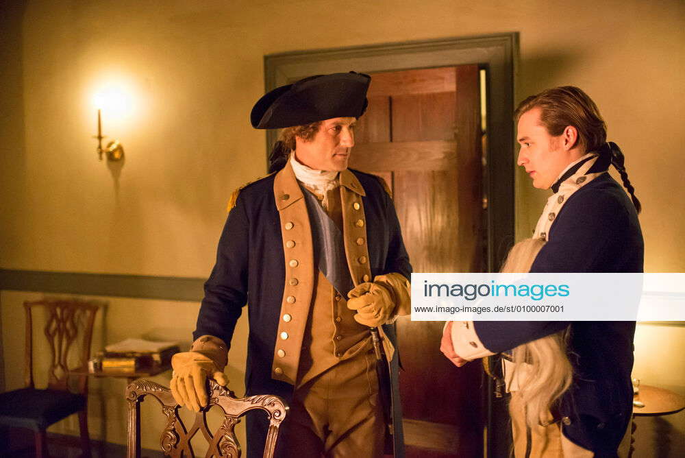 TURN, l-r: Ian Kahn (as George Washington), Seth Numrich in Mr ...