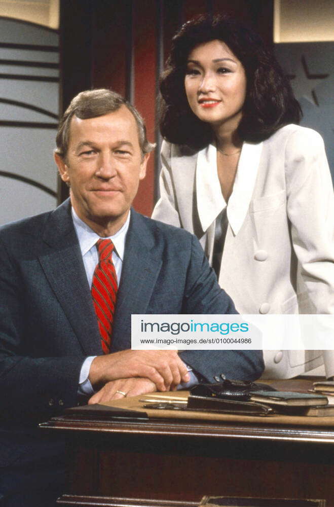 1986, (from left): Roger Mudd, Connie Chung, 1986. NBC Courtesy ...