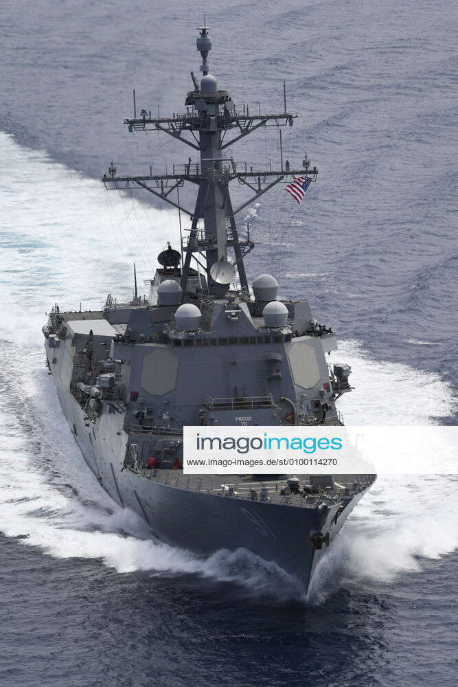 April 26, 2020, Pacific Ocean, United States: The U.S. Navy guided ...