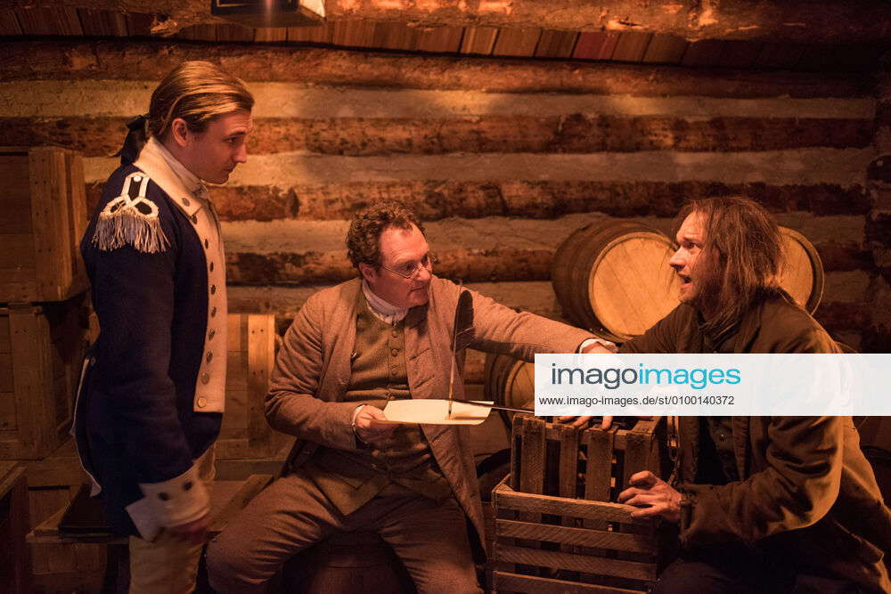 TURN: WASHINGTON S SPIES, l-r: Seth Numrich, Stephen Root, Erik Jensen ...