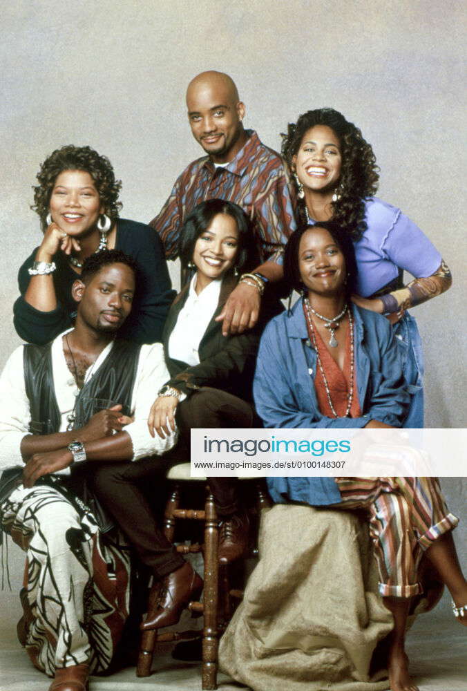 LIVING SINGLE, :Queen Latifah, John Henton, Kim Coles, : T.C. Carson ...