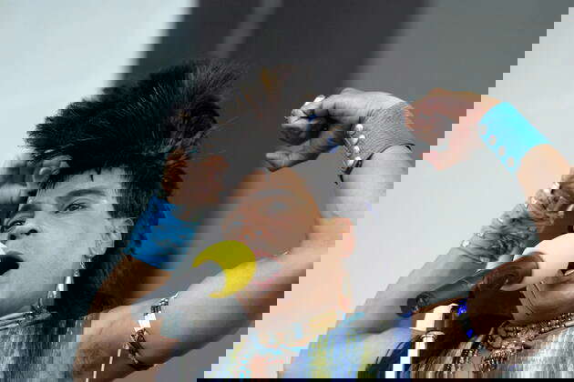 48 Concert Village People in the Berlin open-air stage Wuhlheide ...