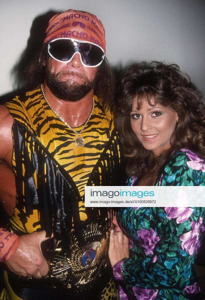 Randy Macho Man Savage and his manager Miss Elizabeth 1991 Photo By ...