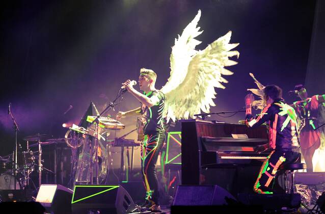 93 Sufjan Stevens with grand piano at the Admiralspalast Theater ...