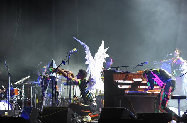 93 Sufjan Stevens with grand piano at the Admiralspalast Theater ...