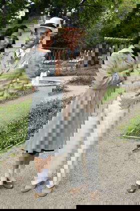 David Hermlin with girlfriend Emilia Quaye at an exclusive photo shoot ...