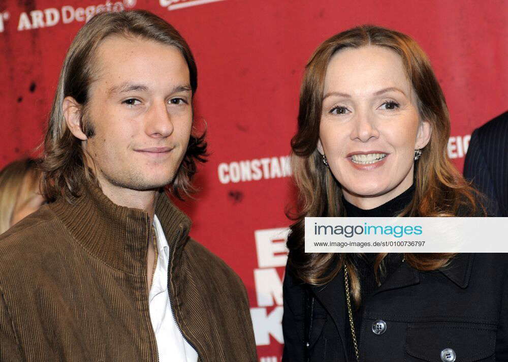25 Film Katja Flint, and son Oskar Flint, premiere of The Baader ...
