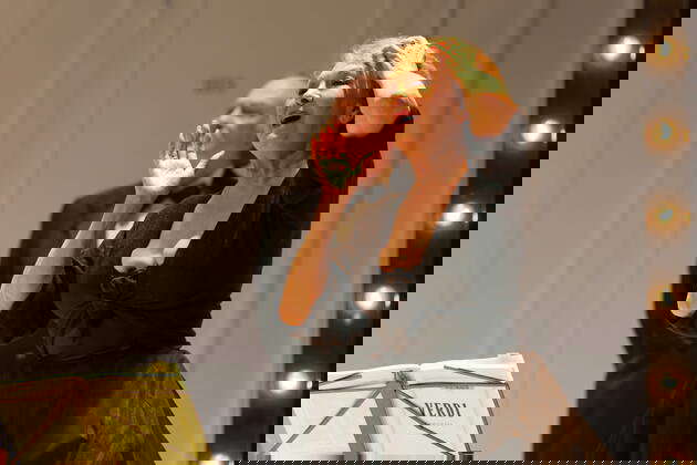 121 Rene Kollo as Reginald Paget, Karan Armstrong as Cecily Robson, QUARTETTO Premiere on