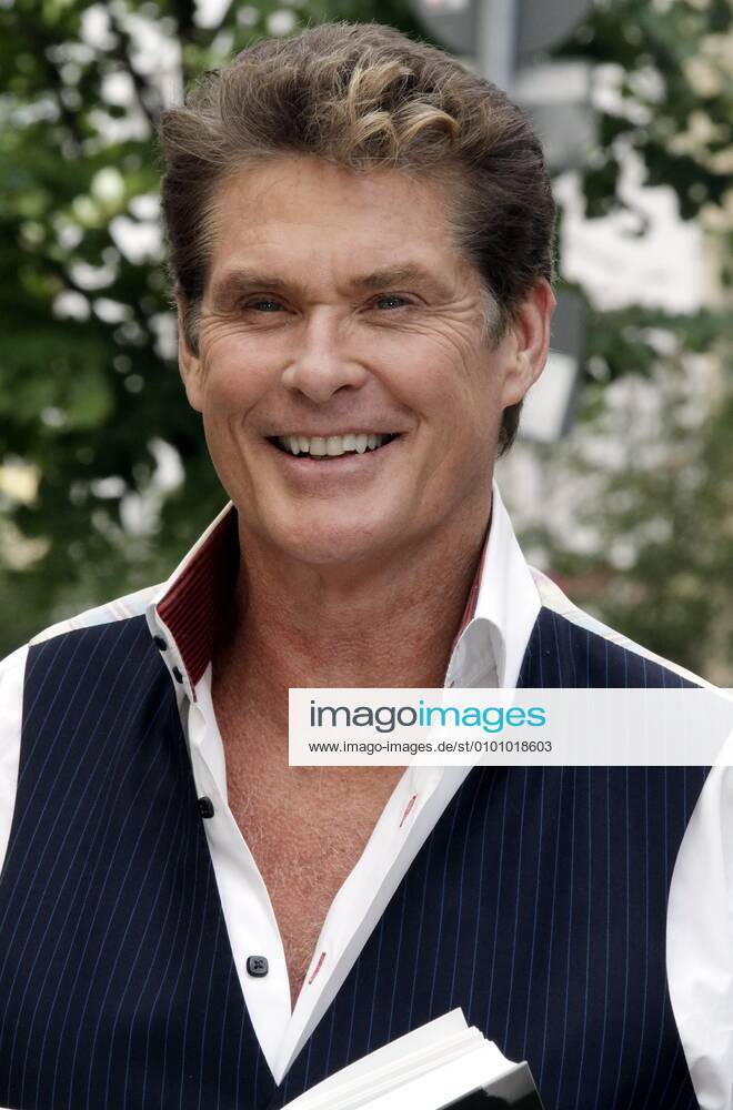 32 Press conference David Hasselhoff, singer and actor at a press ...