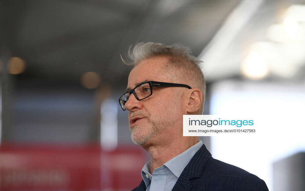TWU AIRPORT PROTEST SYDNEY, Labor Senator Tony Sheldon speaks during a ...