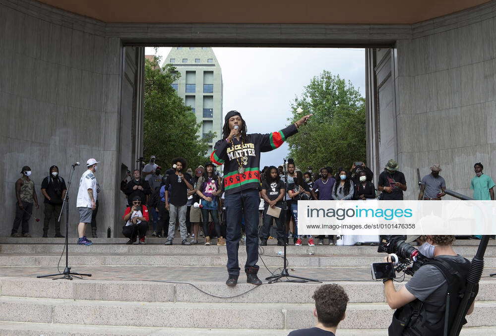 June 6, 2020, Denver, Colorado, U.S: A BLM Protestor Quincy Shannon ...