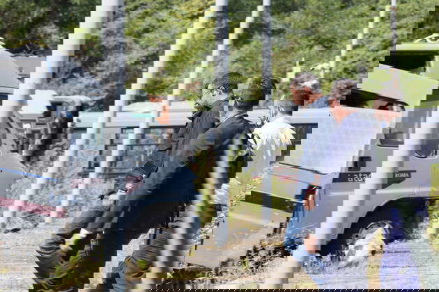 Matteo Salvini visits Atac bus depot in Rome Lega Nord leader Matteo ...