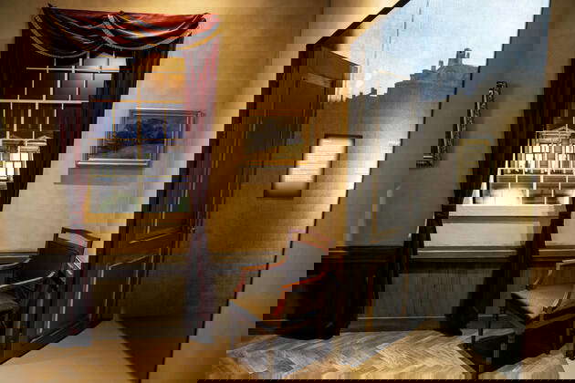 Det nye Frihedsmuseum i Churchillparken ved Kastellet i Koebenhavn ...