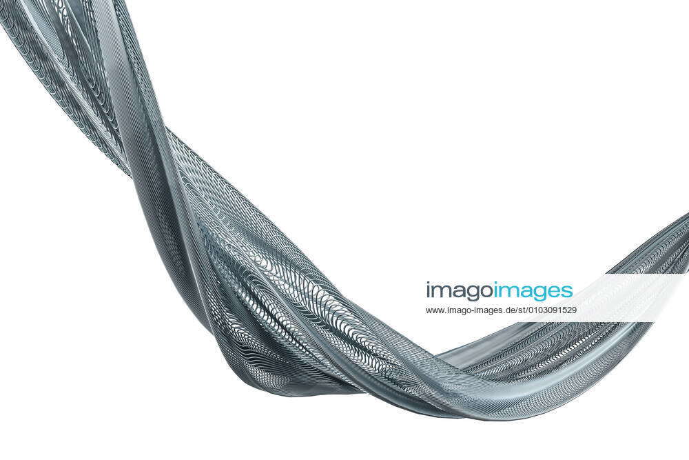 Mesh metal flow special effects, three-dimensional rendering