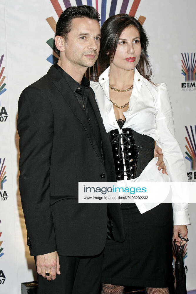 Dave Gahan of Depeche Mode with his wife Jennifer Sklias Gahan at the ...