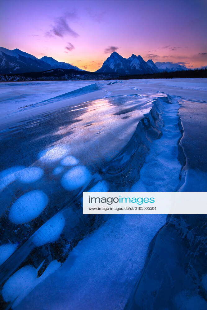 Bubble Lake, Abraham, Canada, 35 degrees below zero