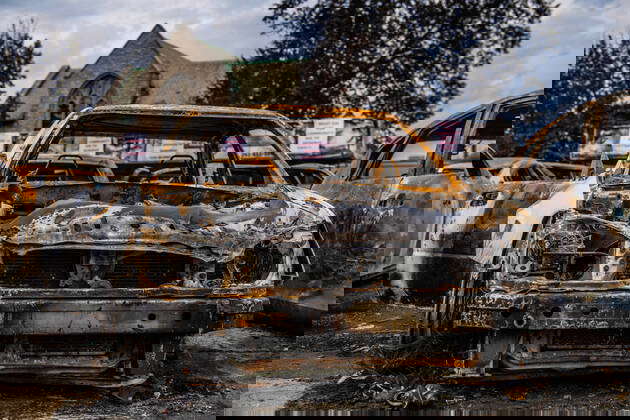 KENOSHA, WI- SEPTEMBER 1: Aftermath of last week s riots after the ...