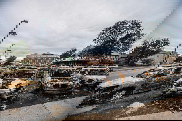 KENOSHA,WI- SEPTEMBER 1: Aftermath of last week s riots after the ...