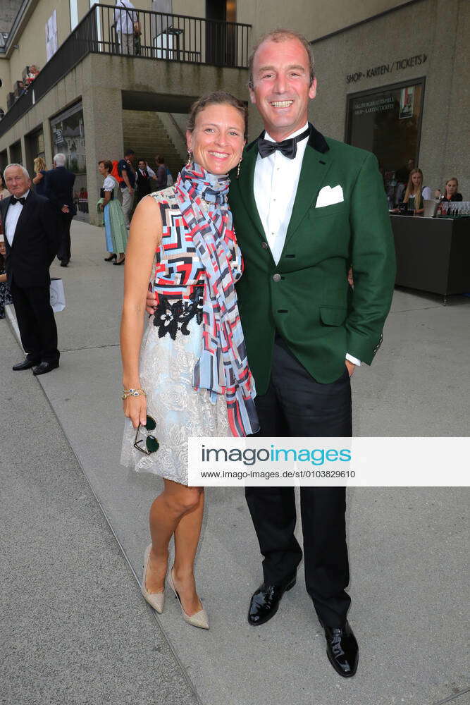 Salzburg Festival 01 08 2016 Ernst Maximilian Max Graf von Moy Mrs ...