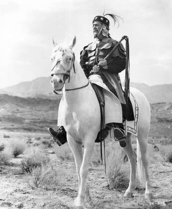THE CONQUEROR JOHN WAYNE as Genghis Khan Date: 1956 Mandatory credit ...