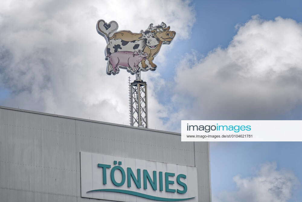 Tönnies Fleischfabrik, logo of the food company Tönnies at the ...