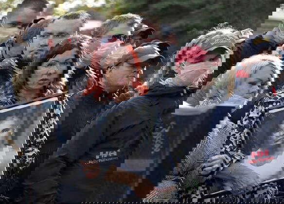 MOSCOW, RUSSIA - : People attend a funeral of Russian neo-Nazi activist ...