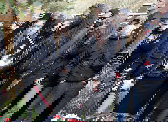 MOSCOW, RUSSIA - : People pay last respects to Russian neo-Nazi ...