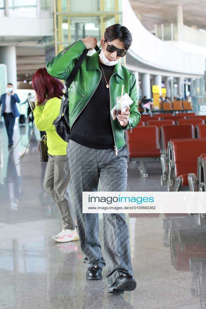 Chinese model and actor Zhang Liang or Sean Zhang arrives at a Beijing ...