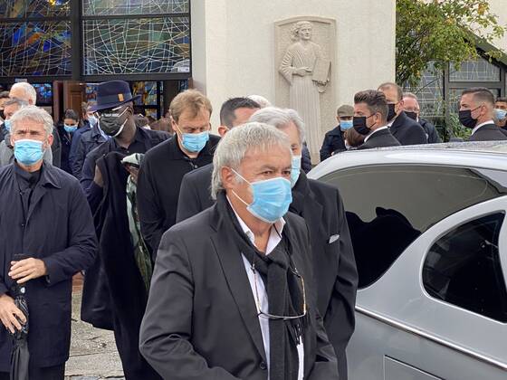Henri Emile FOOTBALL : Obseques de Bruno Martini a l eglise Saint ...