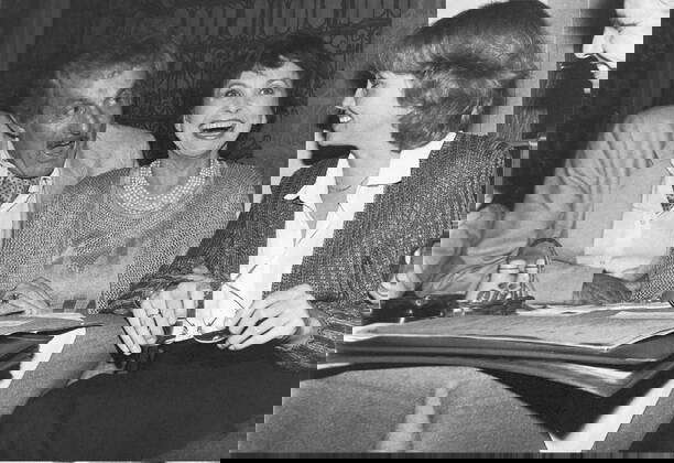 Archive Edith Teichmann actress Ingeborg Schoener actress Munich 1982 ...