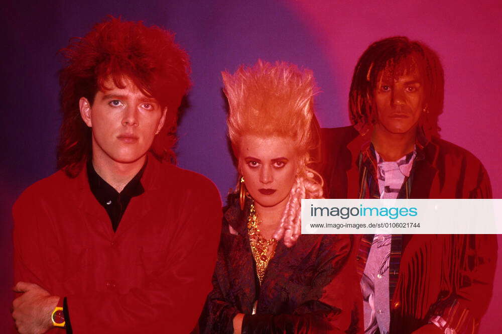 Tom Bailey, Alannah Currie und Joe Leeway on den Thompson Twins bei ...