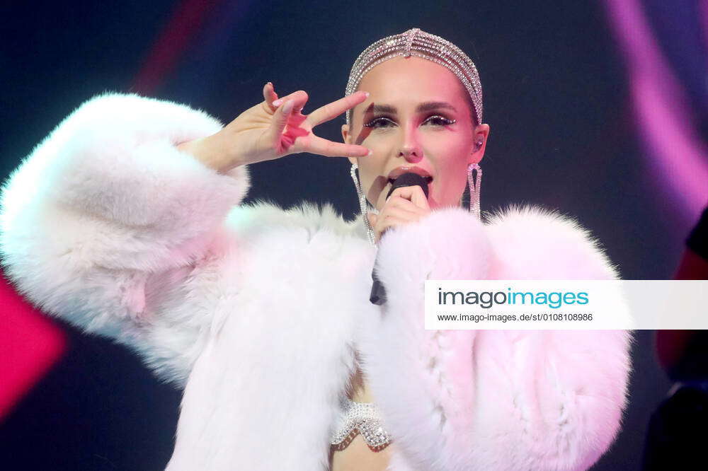 MOSCOW, RUSSIA - DECEMBER 12, 2020: Singer Hanna performs at the 2020 ...