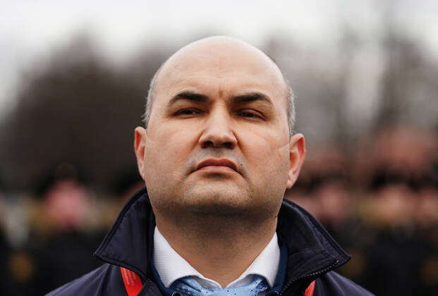 KALININGRAD, RUSSIA - : Yantar Shipyard Director General Ilya Samarin ...