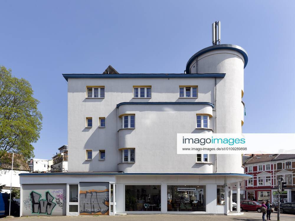 Residential and commercial building Am Schwarzen Meer, architectural ...