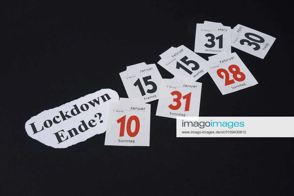 Lockdown end and calendar sheets Lockdown end and calendar sheets, 04 ...