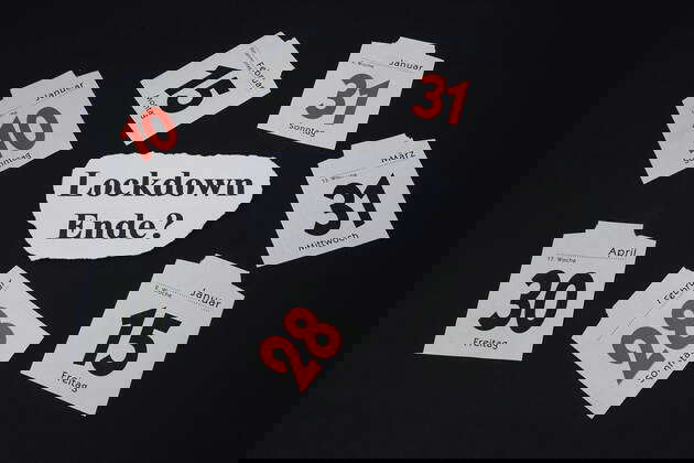 Lockdown end and calendar sheets Lockdown end and calendar sheets, 04 ...