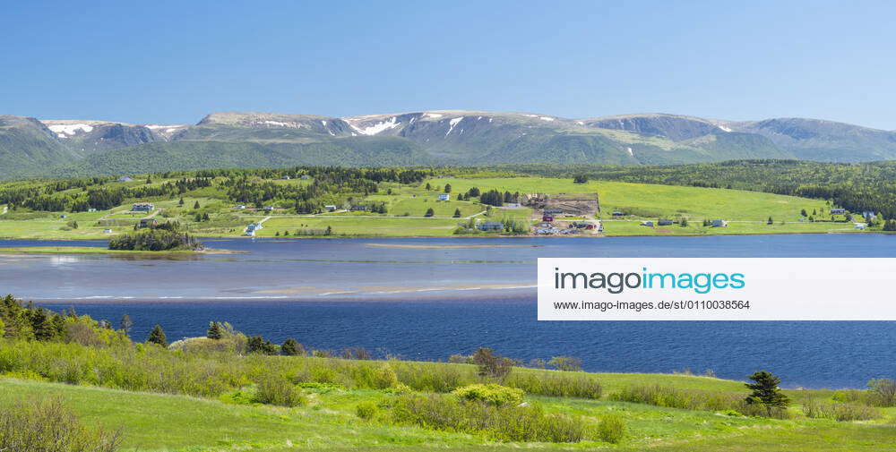 Overlooking, the Grand Codroy River, Great Codroy, Newfoundland and ...