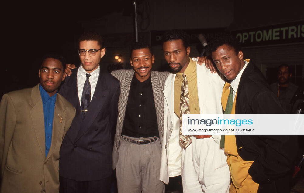Tico Wells, Harry Lennix, Leon, Robert Townsend and Michael Wright at the premiere of The Five