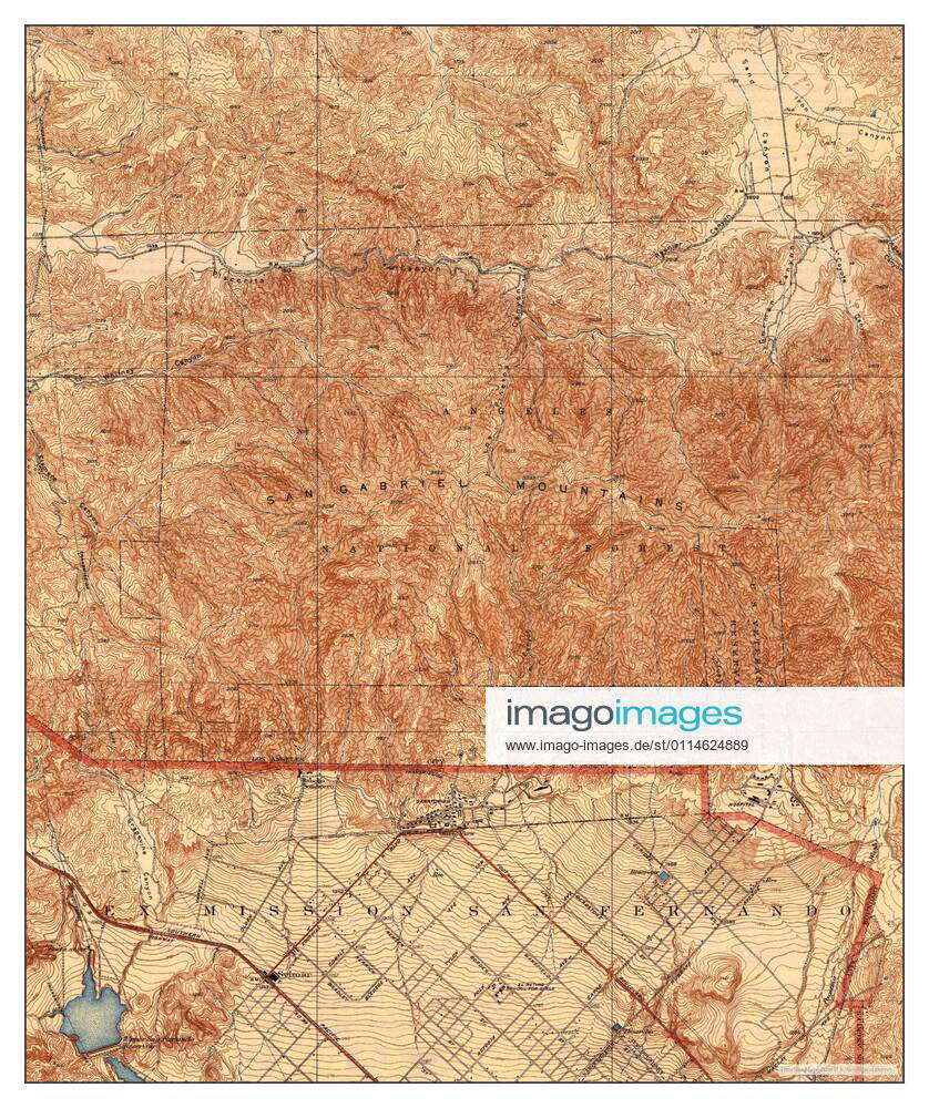 Sylmar, California, map 1935, 1:24000, United States of America by ...