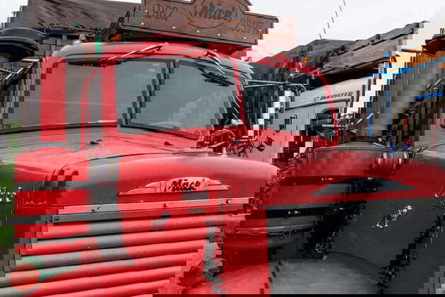 oldtimer st valentin, österreich, 01 sep 2017, mack, magirus deutz, volvo, scania und daf lkw bei