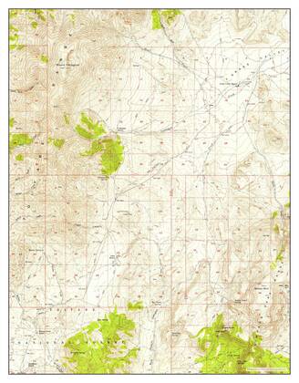 Mount Callaghan, Nevada, map 1956, 1:62500, United States of America by ...