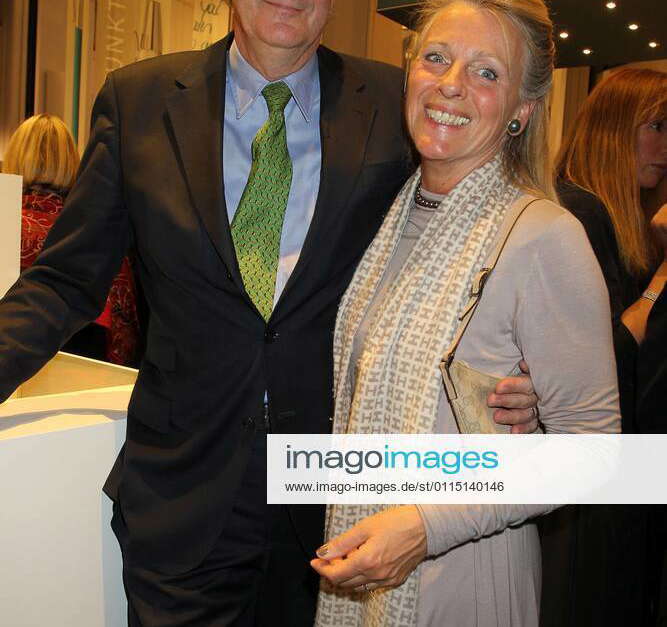 Klaus Herlitz with his wife Eva at the opening of the 250 years Faber ...