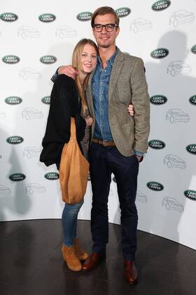 Loko Winterscheid and girlfriend Lisa Sauer at the finale of the EVOQUE ...