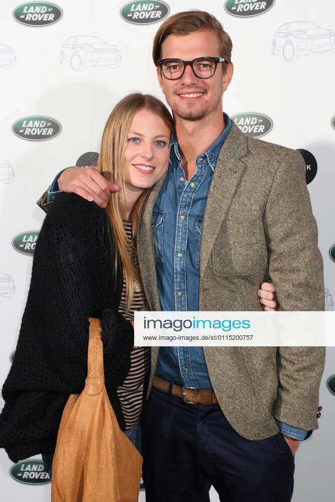 Loko Winterscheid and girlfriend Lisa Sauer at the finale of the EVOQUE ...