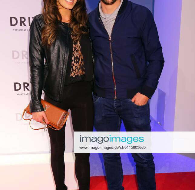 Joko Winterscheidt and his girlfriend Lisa at the opening of the DRIVE ...