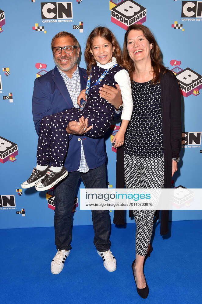Jimmy Hartwig und Ehefrau Stefanie mit Tochter July Cartoon Network und ...