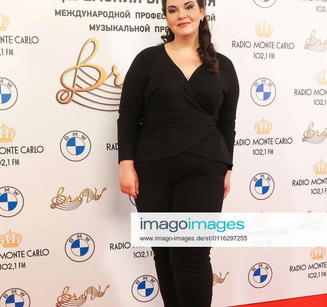 MOSCOW, RUSSIA – APRIL 2, 2021: Singer Maria Barakova (mezzo soprano ...