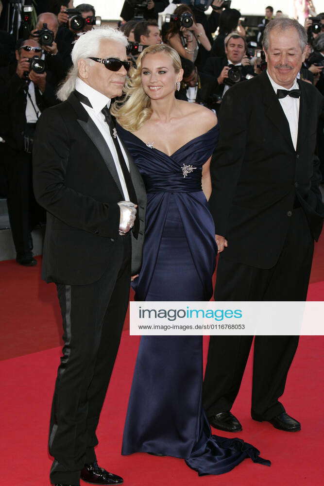Karl Lagerfeld, Diane Kruger and Denys Arcand at the Closing Night of ...