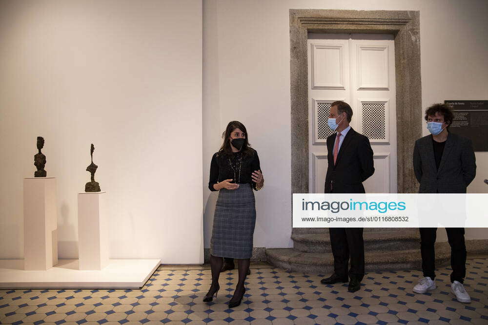 April 14, 2021, Porto, Portugal: Curator of the Giacometti Serena ...