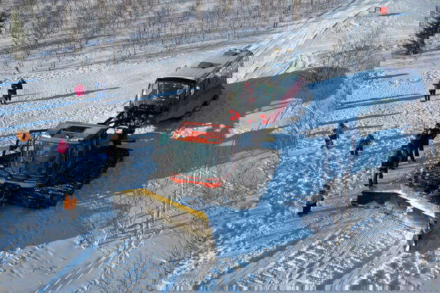 MURMANSK REGION, RUSSIA – MAY 2, 2021: A tour of the Khibiny Mountain ...